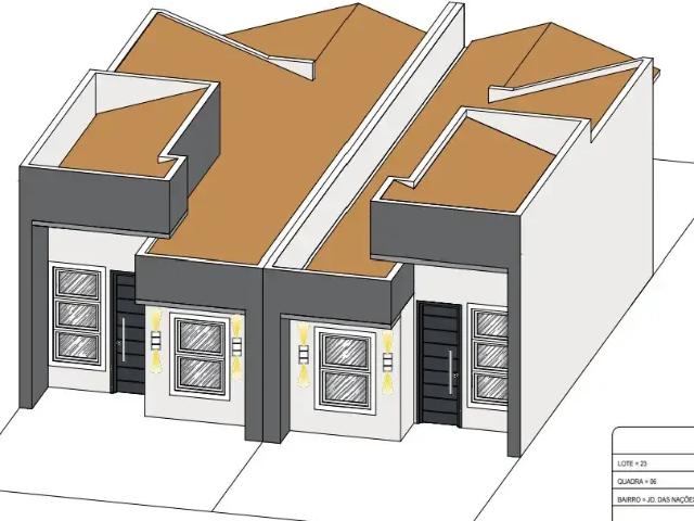 Casa / Sobrado para Venda em Carambeí/PR Jardim das Nações 2 Quartos