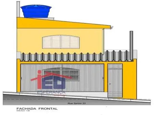 Casa / Sobrado para Venda em Carapicuíba/SP Vila da Oportunidade 2 Quartos