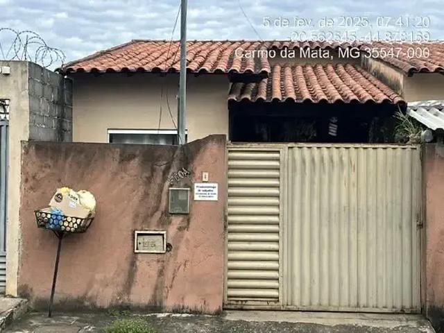 Casa / Sobrado para Venda em Carmo da Mata/MG Bom Jesus 2 Quartos