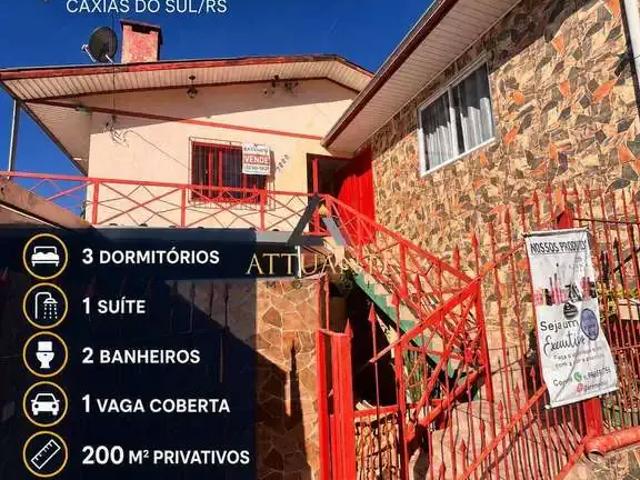 Casa / Sobrado para Venda em Caxias do Sul/RS Esplanada 3 Quartos