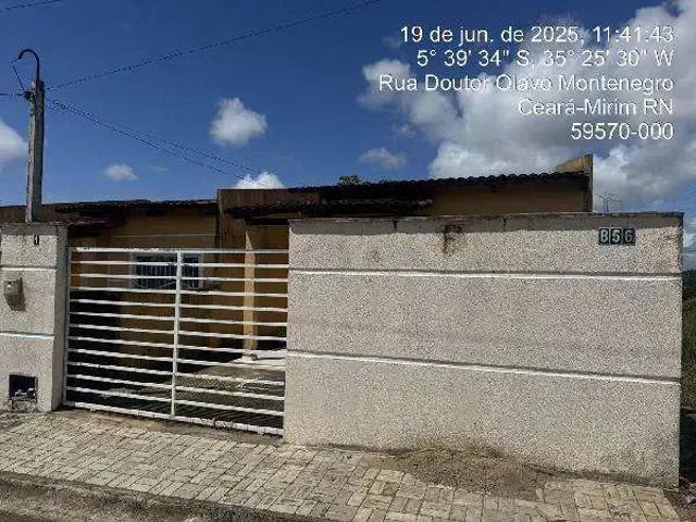 Casa / Sobrado para Venda em Ceará Mirim/RN Massaranduba 2 Quartos