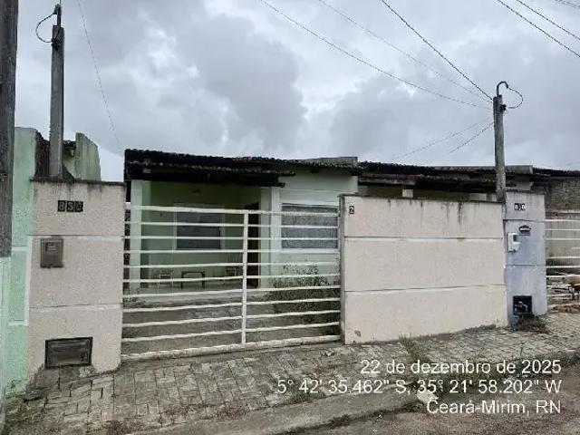 Casa / Sobrado para Venda em Ceará Mirim/RN Massaranduba 2 Quartos