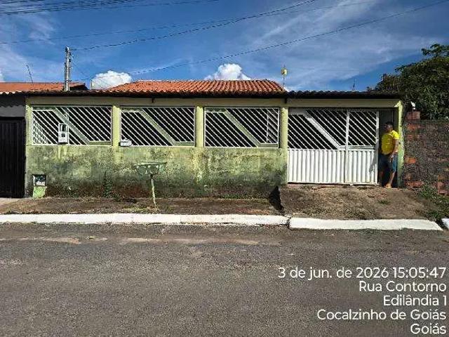 Casa / Sobrado para Venda em Cocalzinho de Goiás/GO Edilandia 2 Quartos