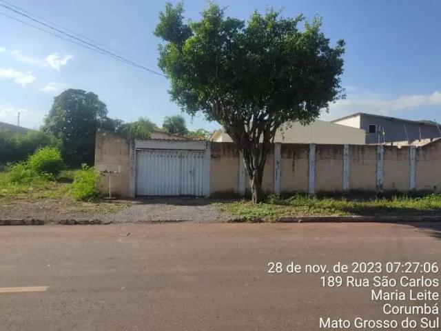 Casa / Sobrado para Venda em Corumbá/MS Maria Leite 3 Quartos