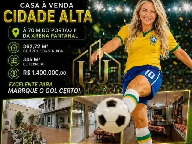 Casa / Sobrado para Venda em Cuiabá/MT Cidade Alta 5 Quartos