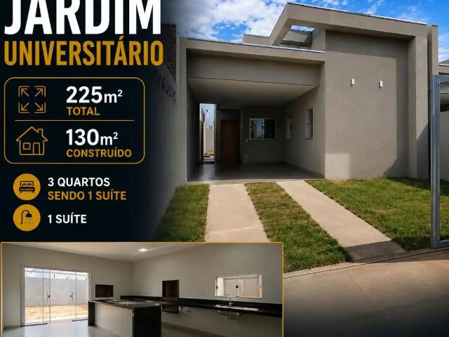 Casa / Sobrado para Venda em Cuiabá/MT Jardim Universitário 3 Quartos