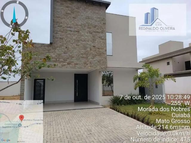 Casa / Sobrado para Venda em Cuiabá/MT Morada dos Nobres 4 Quartos