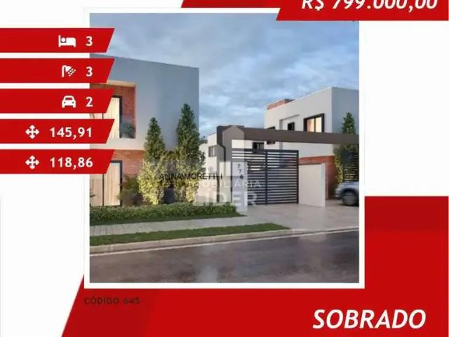 Casa / Sobrado para Venda em Curitiba/PR Bairro Alto 3 Quartos