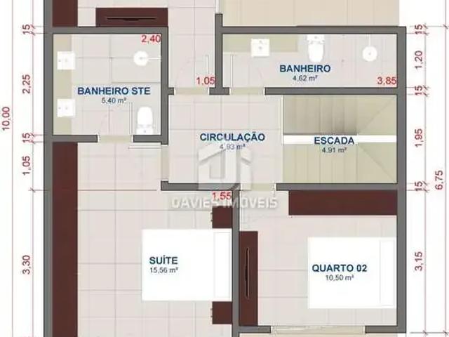 Casa / Sobrado para Venda em Curitiba/PR Cajuru 3 Quartos