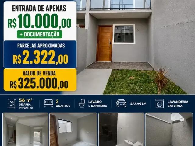 Casa / Sobrado para Venda em Curitiba/PR Campo de Santana 2 Quartos