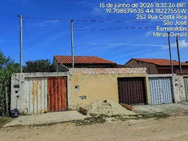 Casa / Sobrado para Venda em Esmeraldas/MG Vale do Palmital 2 Quartos
