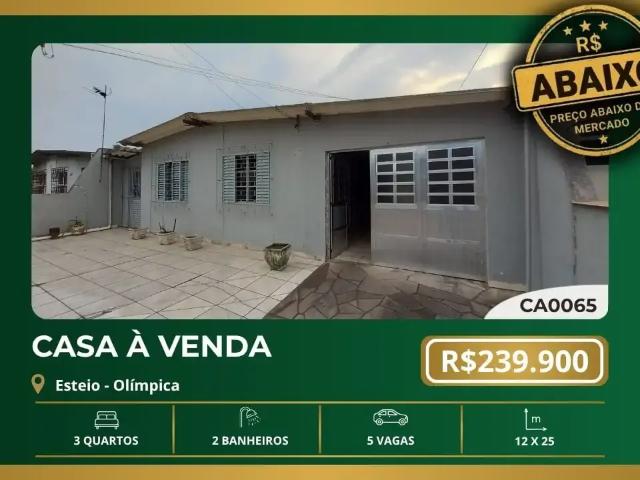 Casa / Sobrado para Venda em Esteio/RS Vila Olímpica 3 Quartos