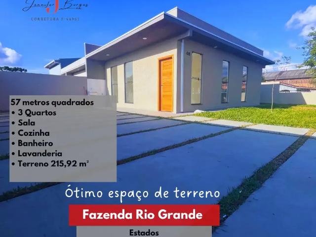 Casa / Sobrado para Venda em Fazenda Rio Grande/PR Estados 3 Quartos