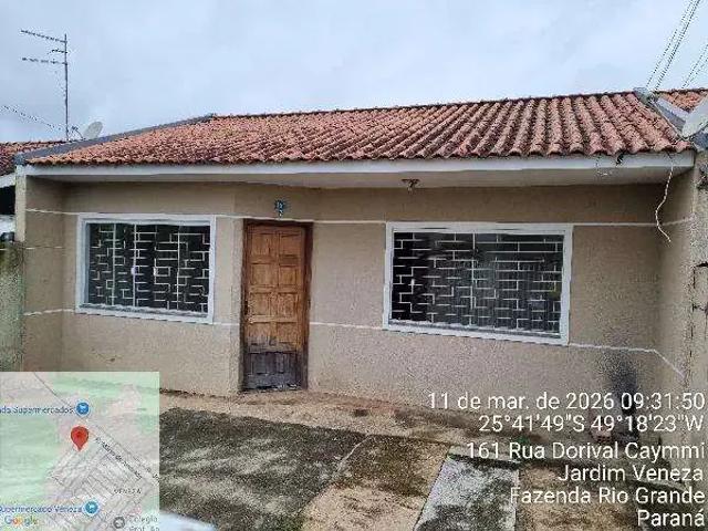 Casa / Sobrado para Venda em Fazenda Rio Grande/PR Jardim Veneza 2 Quartos