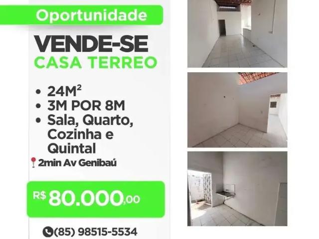 Casa / Sobrado para Venda em Fortaleza/CE Genibaú 1 Quartos