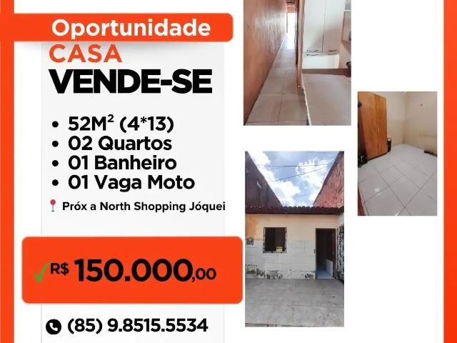 Casa / Sobrado para Venda em Fortaleza/CE Pici 2 Quartos