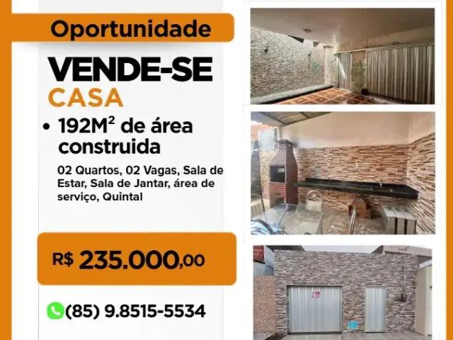 Casa / Sobrado para Venda em Fortaleza/CE Siqueira 2 Quartos