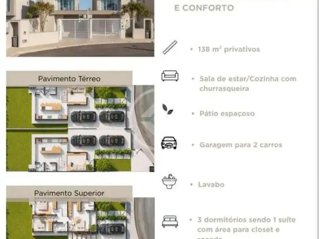 Casa / Sobrado para Venda em Florianópolis/SC Canasvieiras 3 Quartos