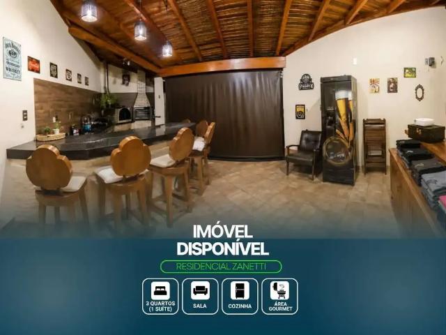 Casa / Sobrado para Venda em Franca/SP Residencial Zanetti 3 Quartos
