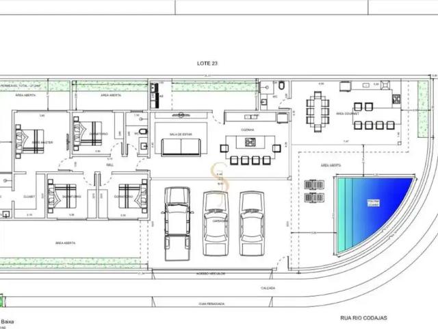 Casa / Sobrado para Venda em Franca/SP Residencial Amazonas 4 Quartos