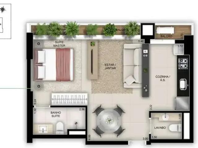 Casa / Sobrado para Venda em Goiânia/GO Setor Bueno 1 Quartos