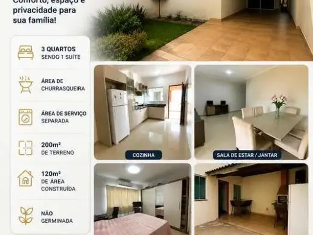 Casa / Sobrado para Venda em Goiânia/GO Setor Faiçalville 3 Quartos