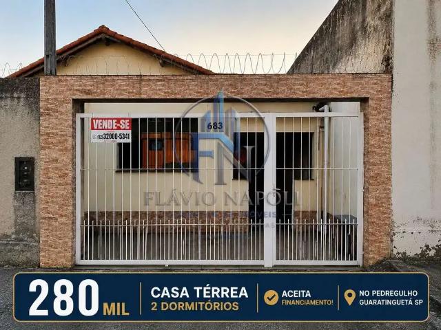 Casa / Sobrado para Venda em Guaratinguetá/SP Pedregulho 2 Quartos