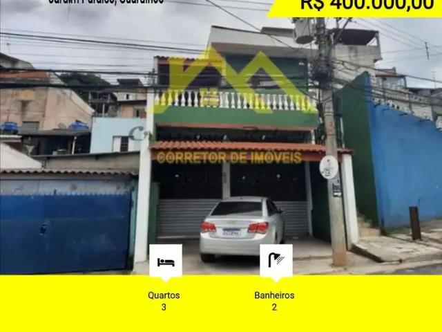 Casa / Sobrado para Venda em Guarulhos/SP Jardim Paraíso 3 Quartos