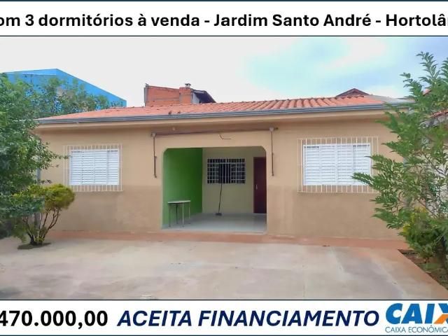 Casa / Sobrado para Venda em Hortolândia/SP Jardim Santo André 3 Quartos