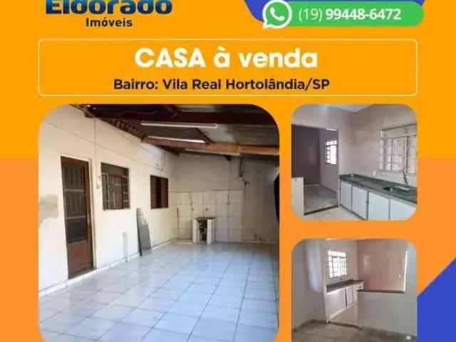 Casa / Sobrado para Venda em Hortolândia/SP Vila Real 3 Quartos