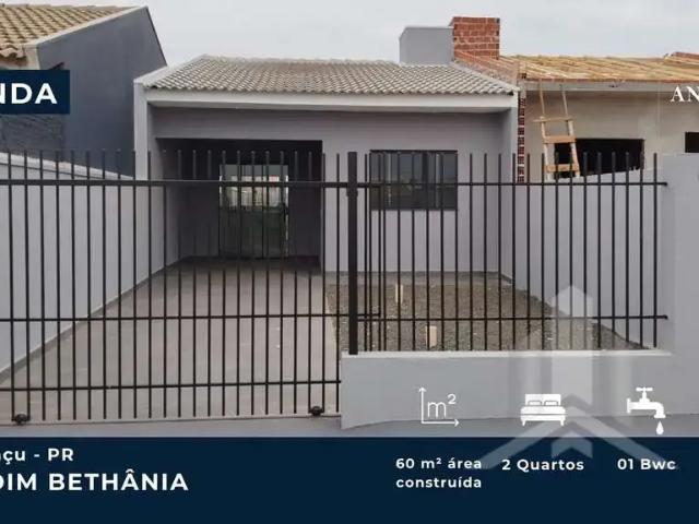 Casa / Sobrado para Venda em Iguaraçu/PR Jardim Bethania 2 Quartos
