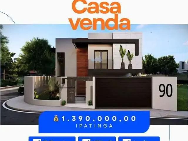 Casa / Sobrado para Venda em Ipatinga/MG Bom Retiro 3 Quartos