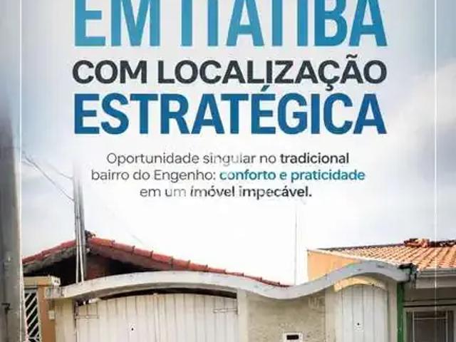Casa / Sobrado para Venda em Itatiba/SP Bairro do Engenho 2 Quartos