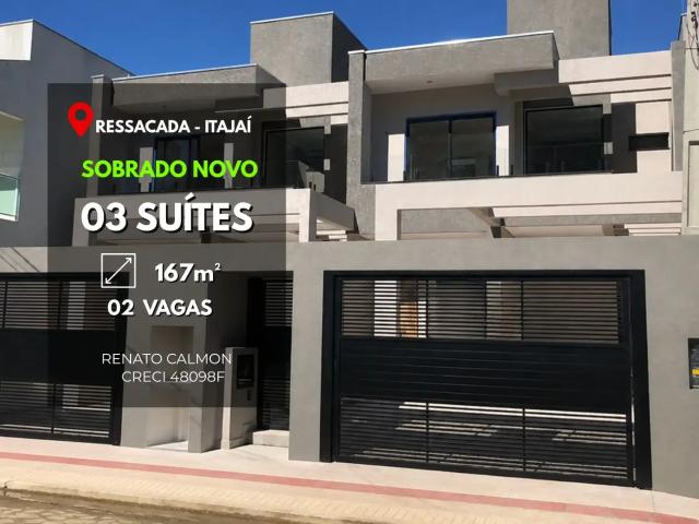 Casa / Sobrado para Venda em Itajaí/SC Ressacada 3 Quartos