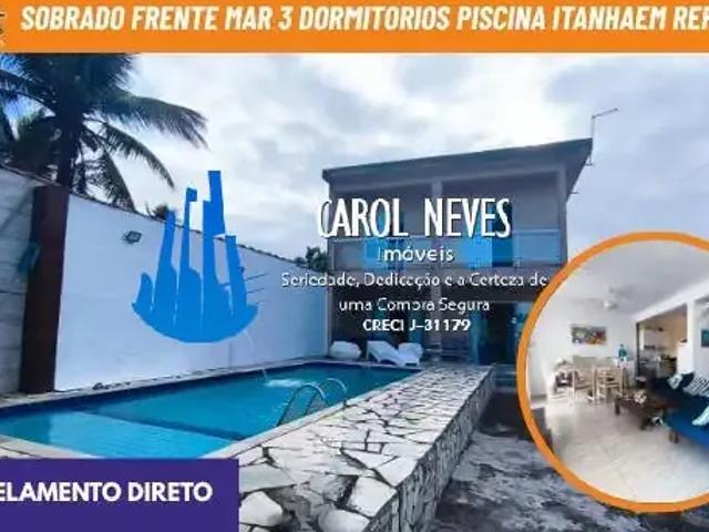 Casa / Sobrado para Venda em Itanhaém/SP Balneário Marrocos 3 Quartos