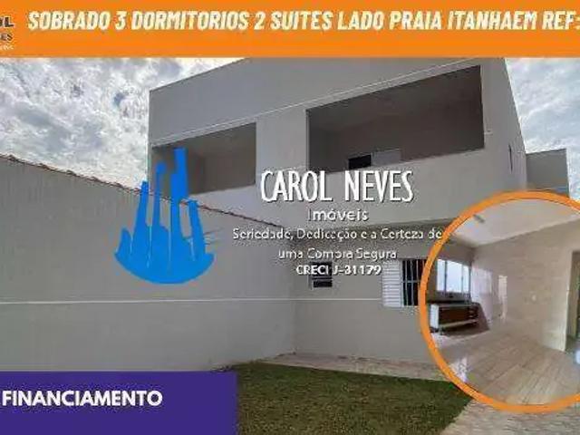 Casa / Sobrado para Venda em Itanhaém/SP Cibratel II 3 Quartos