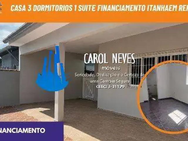 Casa / Sobrado para Venda em Itanhaém/SP Jardim Corumbá 3 Quartos