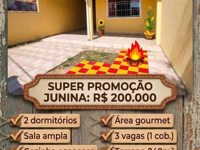 Casa / Sobrado para Venda em Itanhaém/SP Jardim Grandesp 2 Quartos