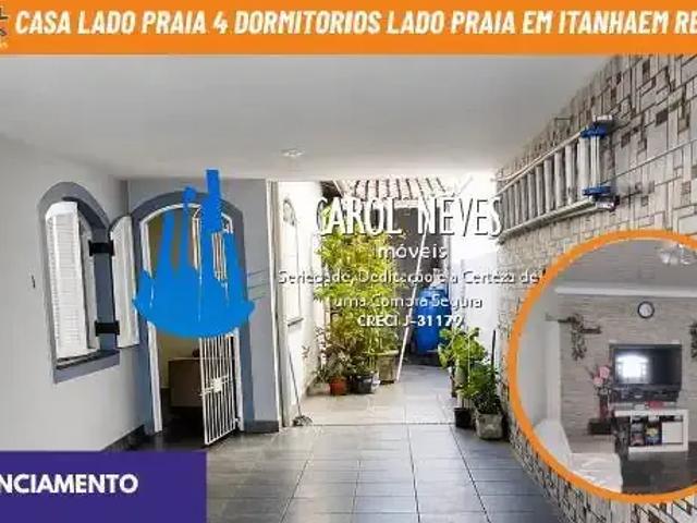 Casa / Sobrado para Venda em Itanhaém/SP Suarão 4 Quartos