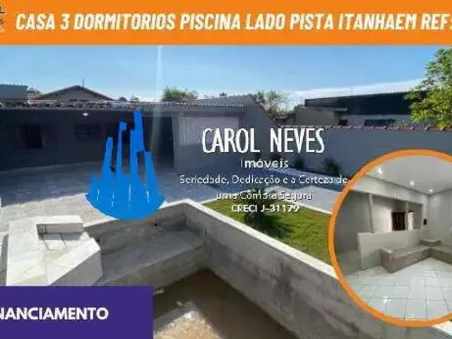 Casa / Sobrado para Venda em Itanhaém/SP Verde Mar 3 Quartos
