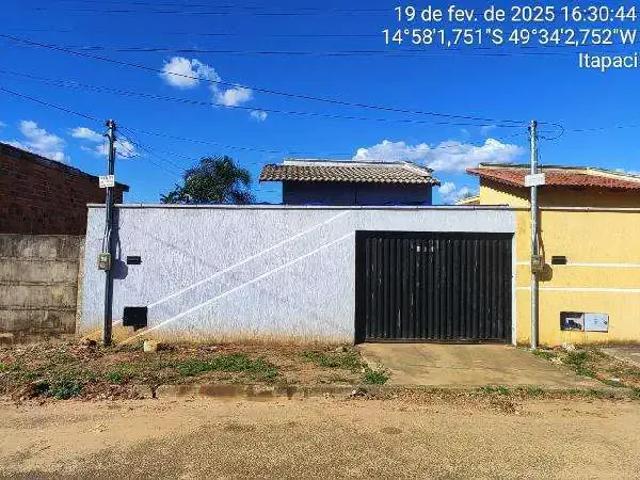 Casa / Sobrado para Venda em Itapaci/GO Residencial Jardim Tropical 2 Quartos