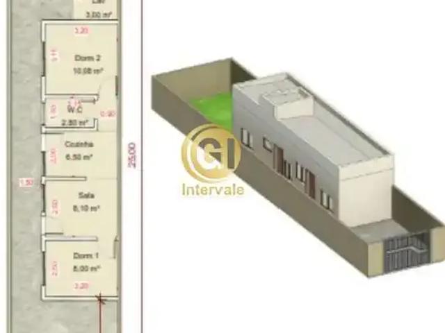 Casa / Sobrado para Venda em Jacareí/SP Jardim Alvorada 2 Quartos