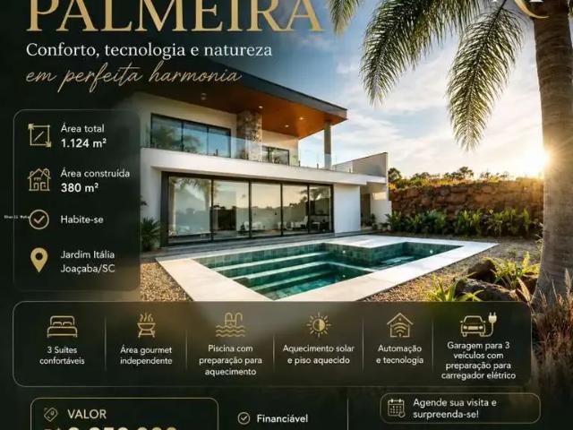 Casa / Sobrado para Venda em Joaçaba/SC Jardim Itália 3 Quartos