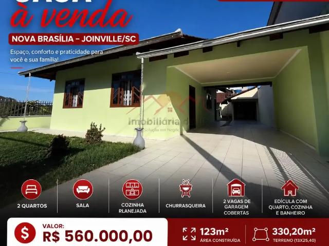 Casa / Sobrado para Venda em Joinville/SC Nova Brasília 2 Quartos