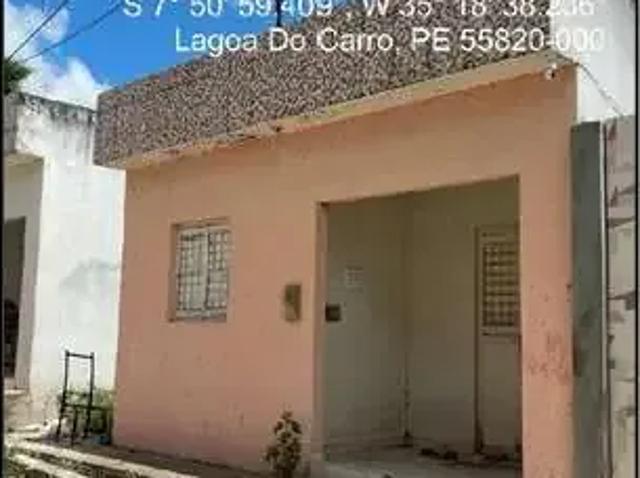 Casa / Sobrado para Venda em Lagoa do Carro/PE Centro 2 Quartos