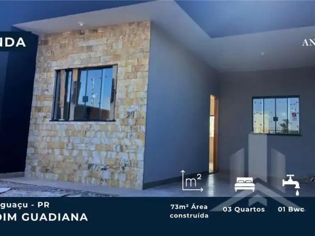 Casa / Sobrado para Venda em Mandaguaçu/PR Jardim Guadiana 3 Quartos