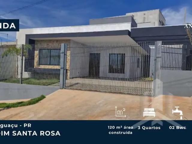 Casa / Sobrado para Venda em Mandaguaçu/PR Jardim Santa Rosa 3 Quartos