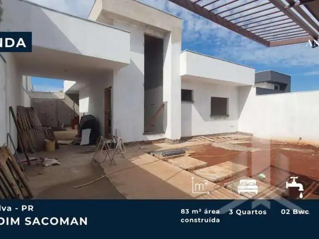 Casa / Sobrado para Venda em Marialva/PR Centro 3 Quartos