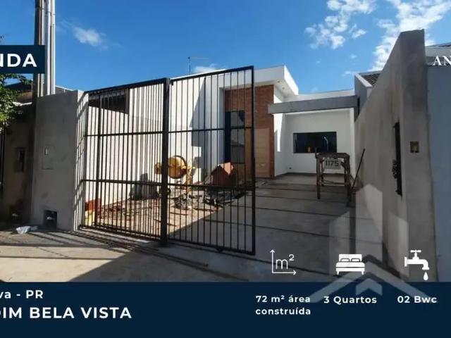 Casa / Sobrado para Venda em Marialva/PR Jardim Bela Vista 3 Quartos