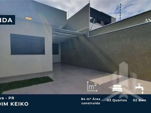 Casa / Sobrado para Venda em Marialva/PR Jardim Keiko 2 Quartos